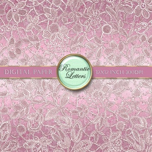 Digital Background Lace Shabby Chic Digital Paper Pastel Newborn Baby ...