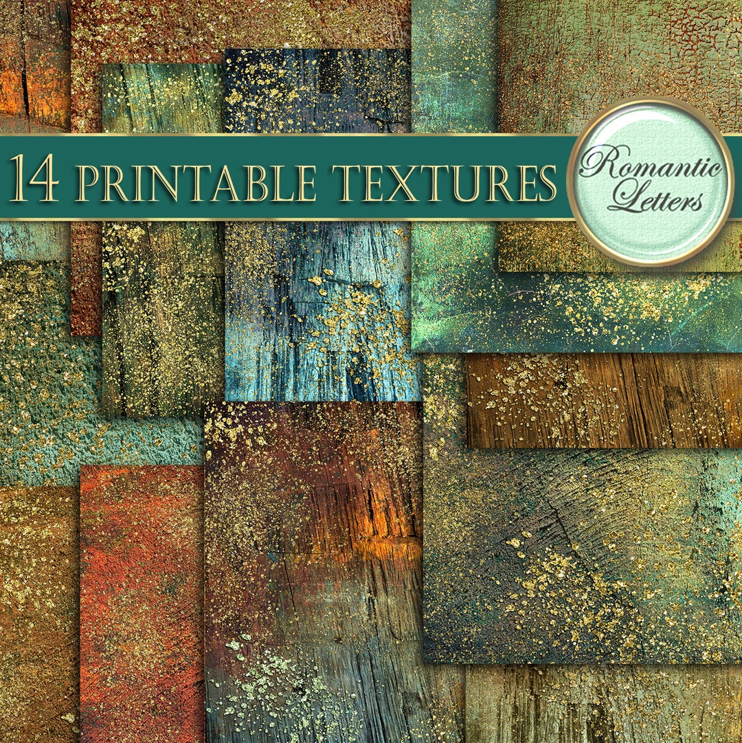 Gold Pixie Dust Digital Gold Glitter Paper Digital Scrapbook Paper Pack ...