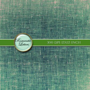 Green Linen Digital Paper Pack Digital Scrapbooking Linen Texture ...