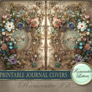 Printable Journal Covers Digital Scrapbooking Printable Junk Journal ...