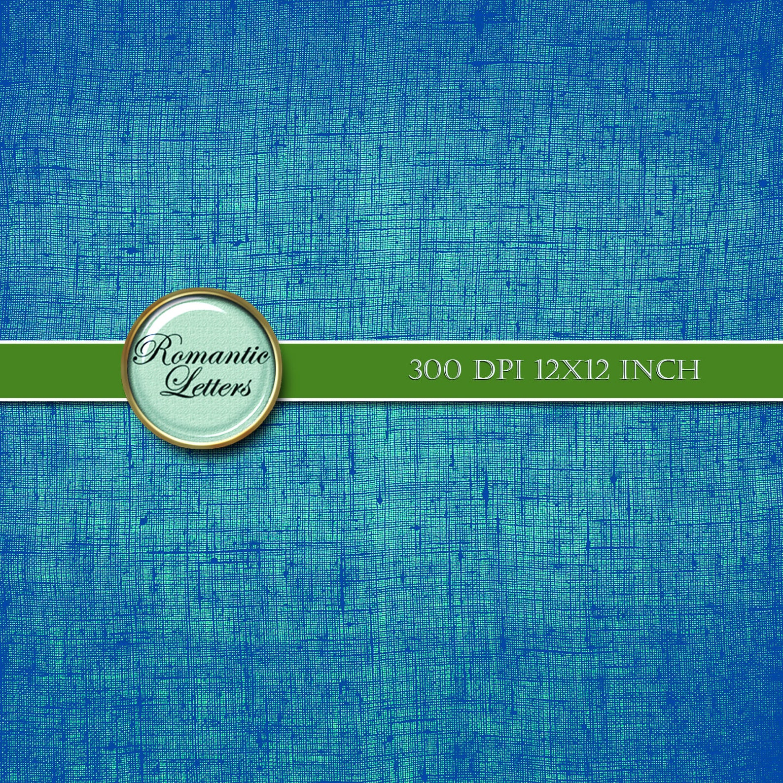 Digital Paper Pack Blue Linen Texture Digital Scrapbooking Paper ...