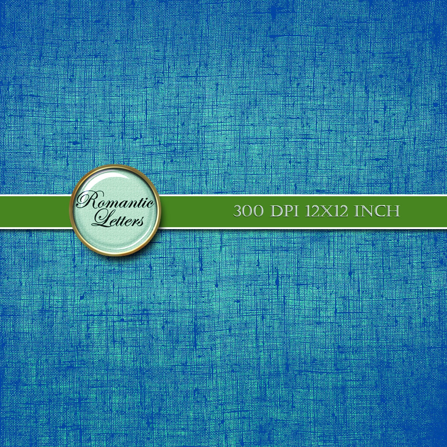 Digital Paper Pack Blue Linen Texture Digital Scrapbooking Paper ...