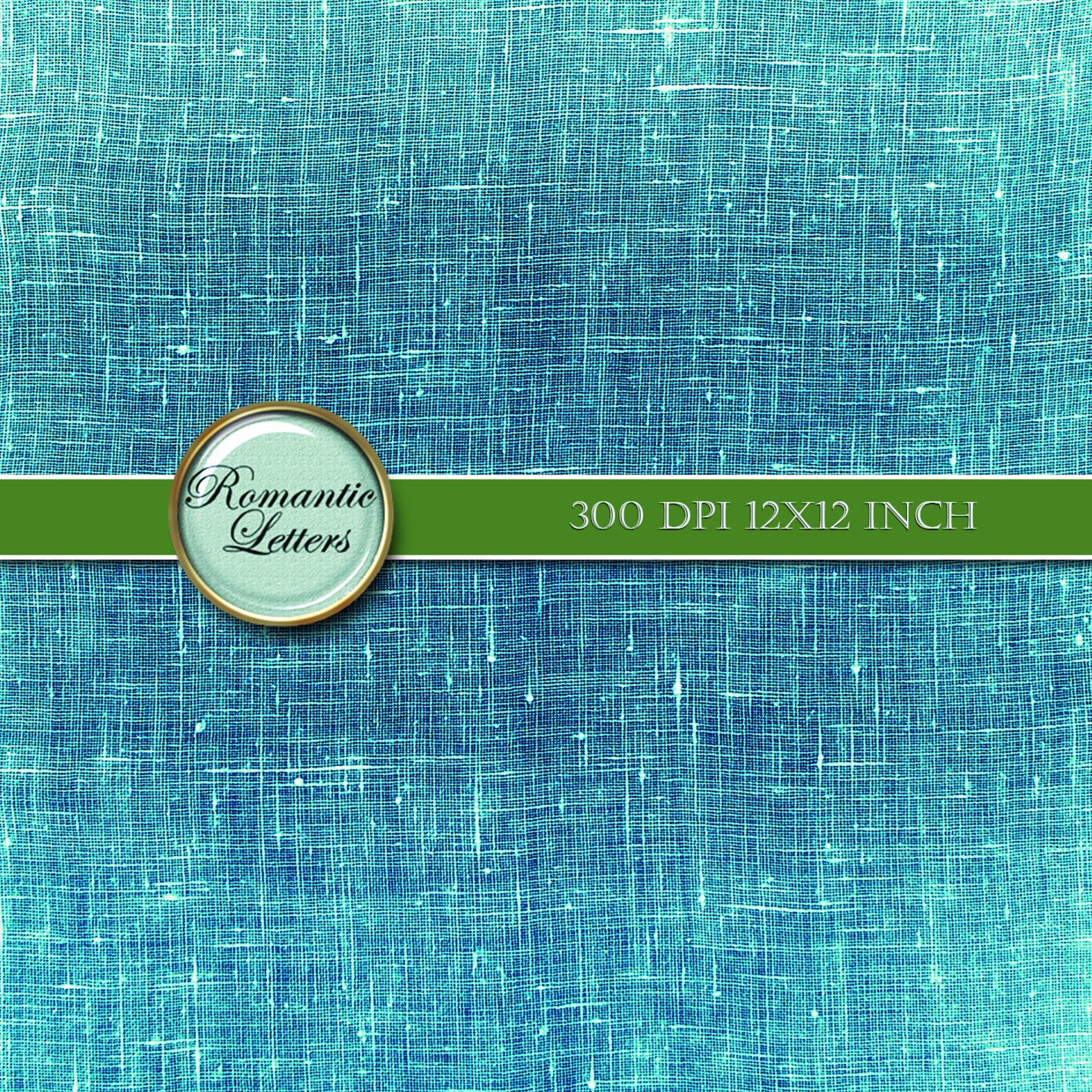 Digital Paper Pack Blue Linen Texture Digital Scrapbooking - Etsy