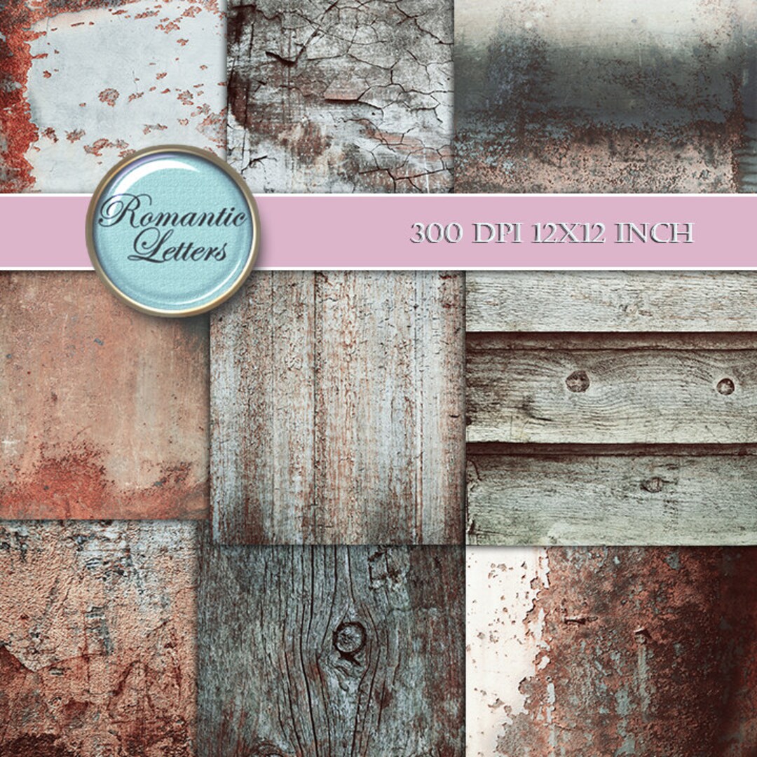 Digital Paper Rust Metal Texture Digital Photo Backdrop Digital ...