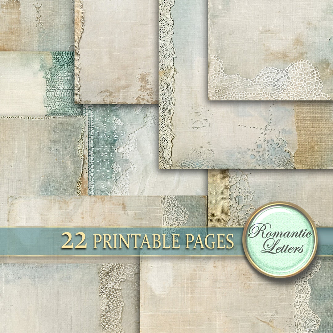 Natural Linen Texture Digital Paper Pack Scrapbook Paper Background ...