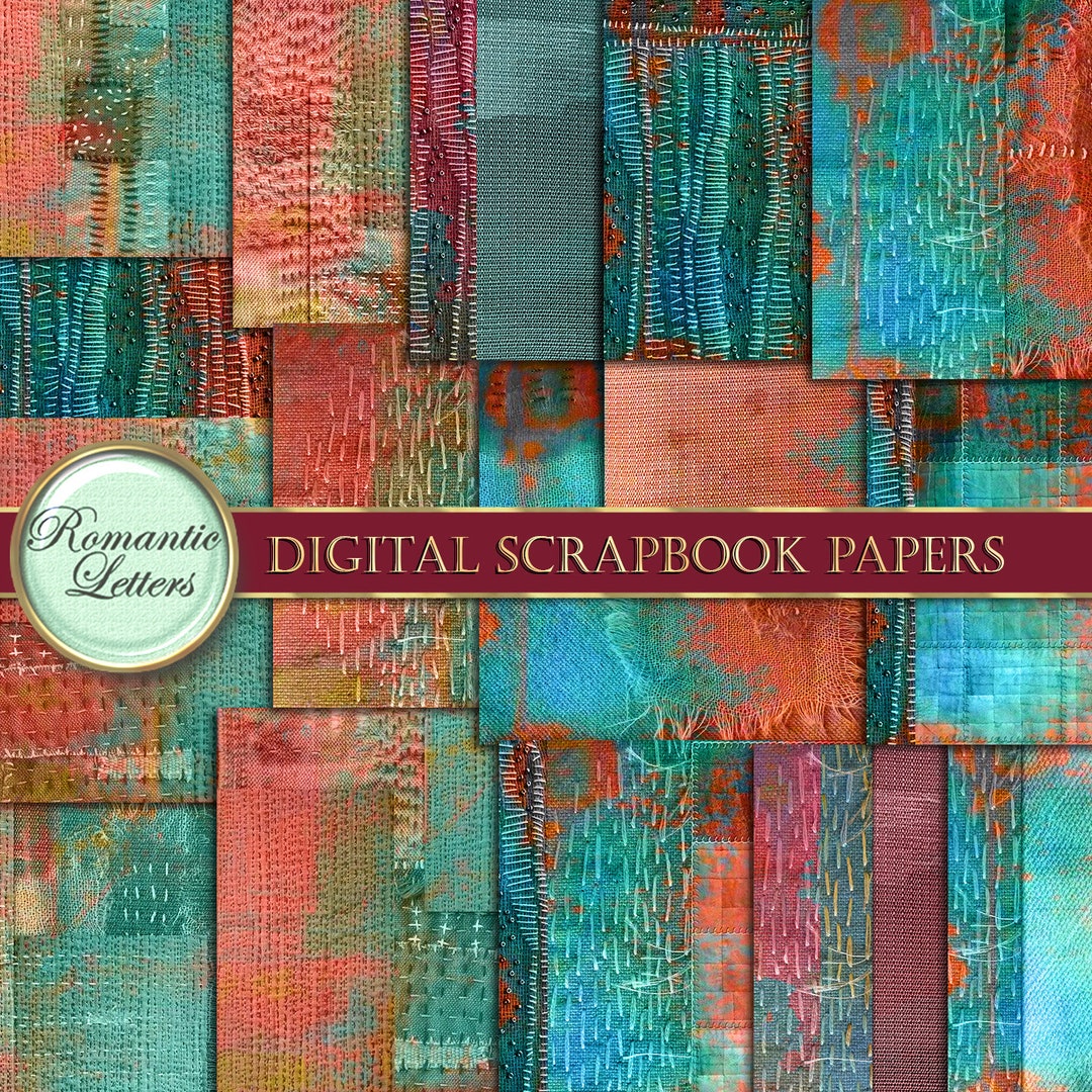 Digital Printable Craft Paper Linen Texture Digital Scrapbook Paper ...