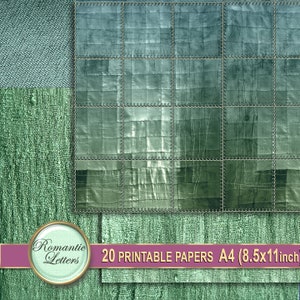 Fabric Texture Digital Printable Scrapbook Paper Pack Journal Pages ...