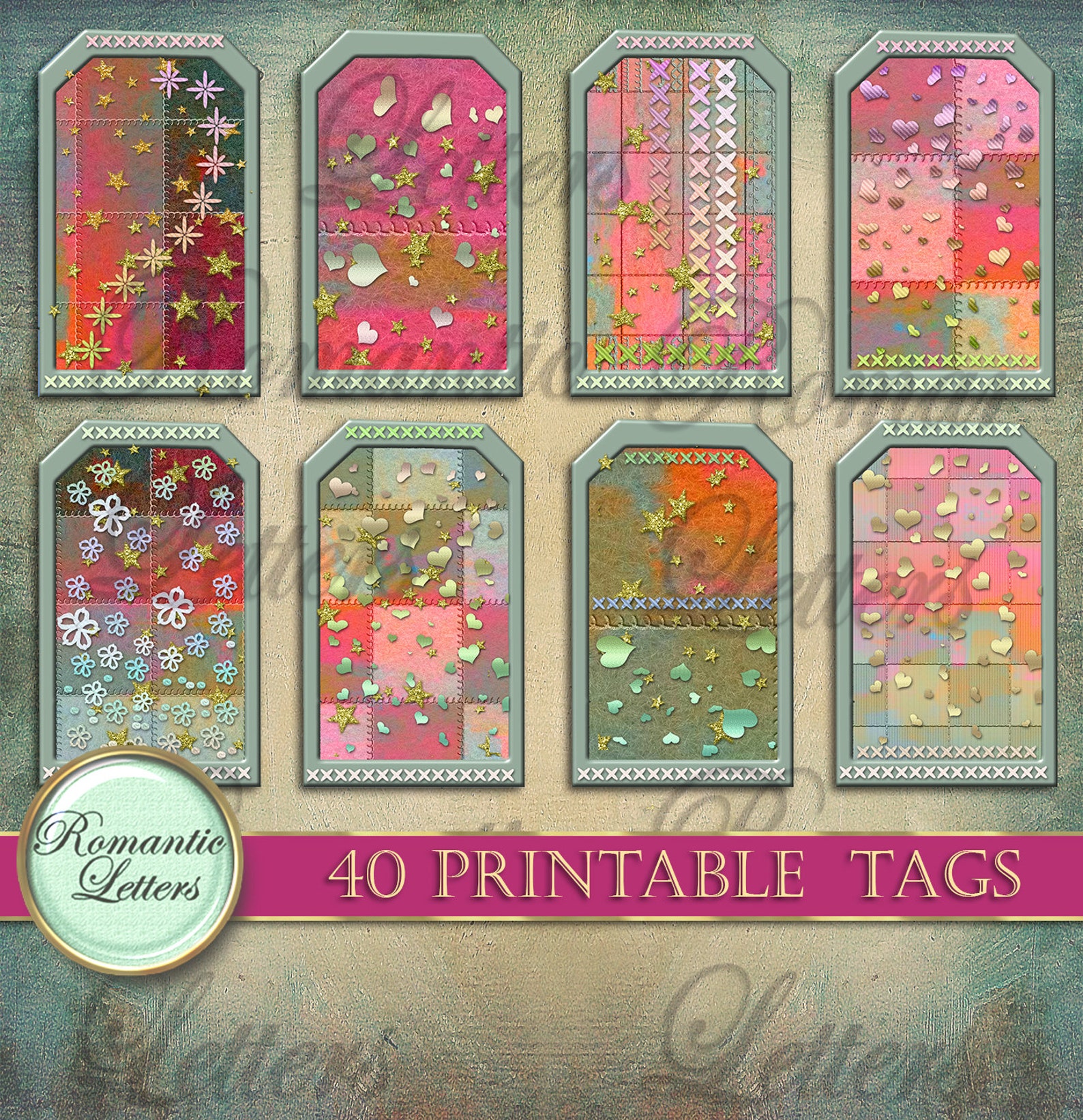 Printable Gift Tags Printable Bookmark Printable Product Tag - Etsy