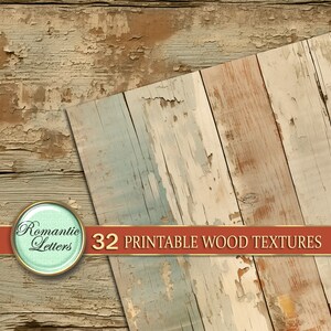 Digital Paper Wood Texture Background Wood Digital Scrapbook Papers ...