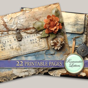 Digital Paper Pack Scrapbook Background Paper Digital Printable Journal ...