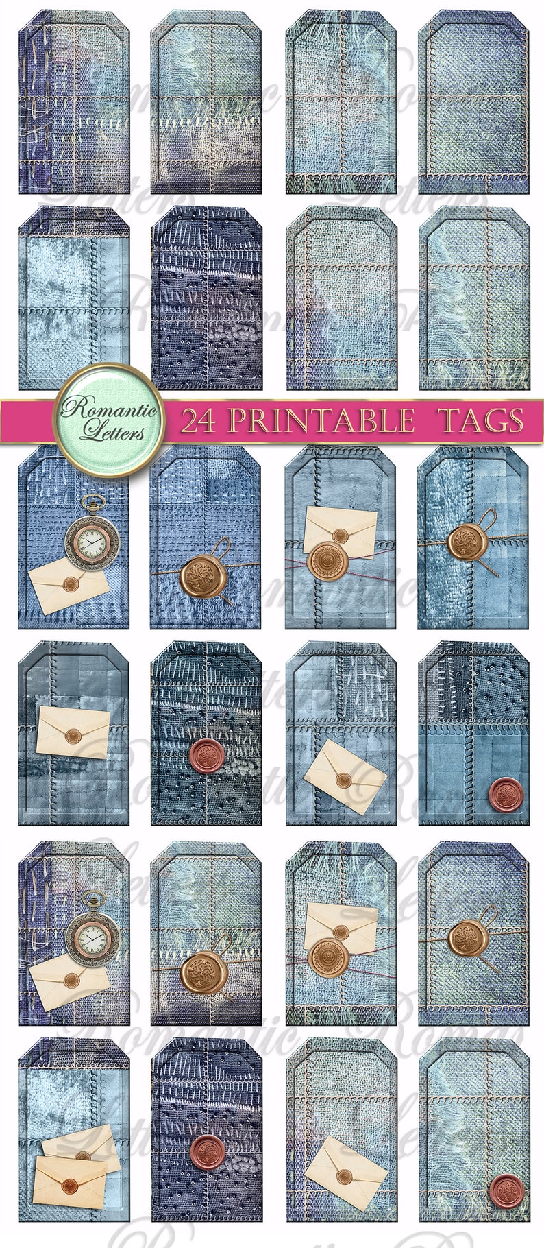 Printable Scrapbook Tags Printable Gift Tags Printable - Etsy