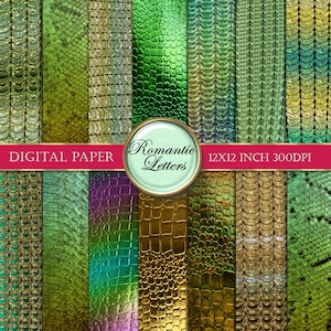 Mermaid Scales Digital Paper Fish Scales Texture Digital Scrapbook Gold ...