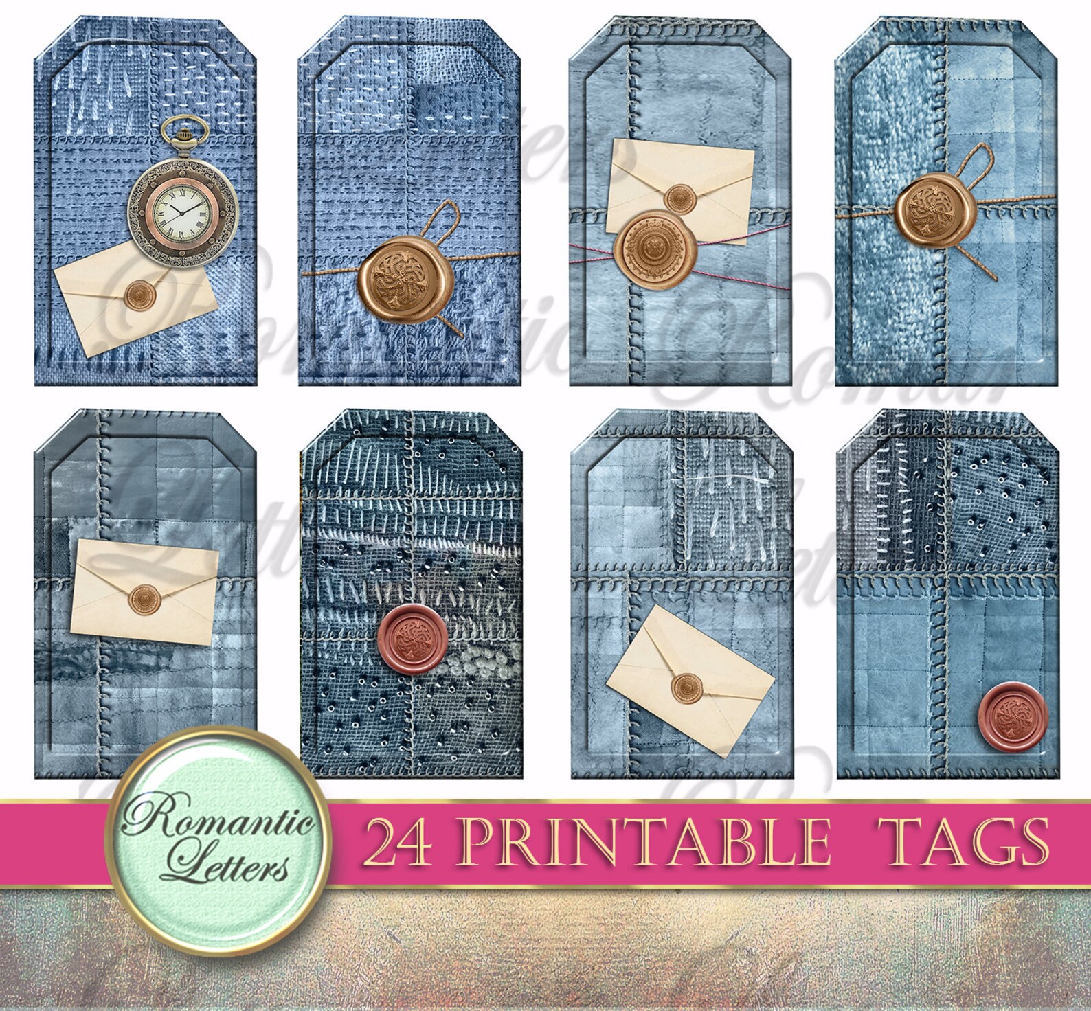 Printable Scrapbook Tags Printable Gift Tags Printable - Etsy