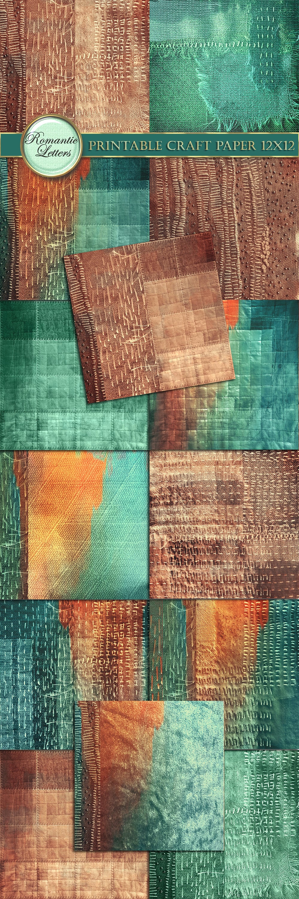 Digital Printable Craft Paper Digital Scrapbook Paper - Etsy