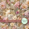 Digital Scrapbook Paper Pack Floral Digital Paper Shabby Chic Paper ...