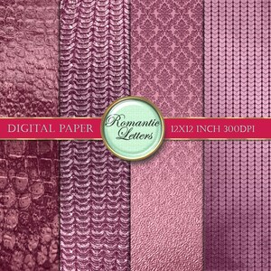Burgundy Digital Paper Scrapbook Paper Sequin Background Paper Gold ...