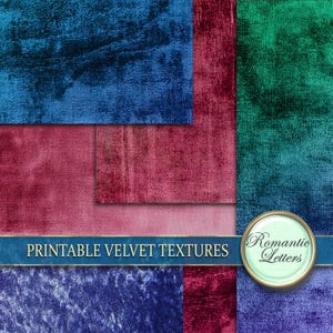 Digital Scrapbook Paper Pack Velvet Texture Digital Texture Album ...