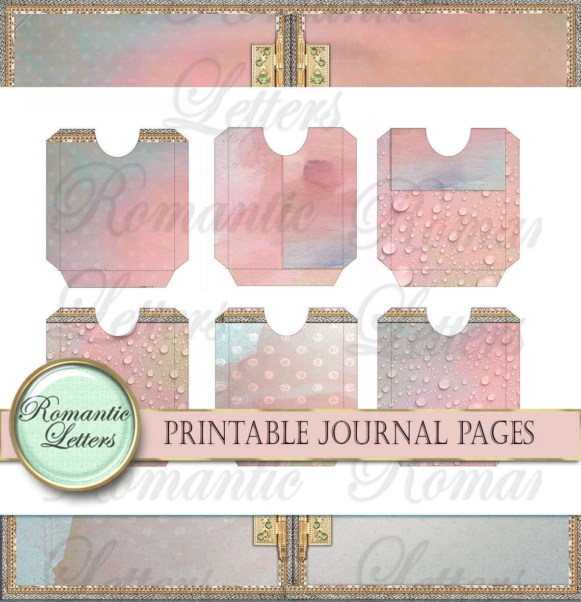 Printable Junk journal kit printable junk journal paper craft | Etsy