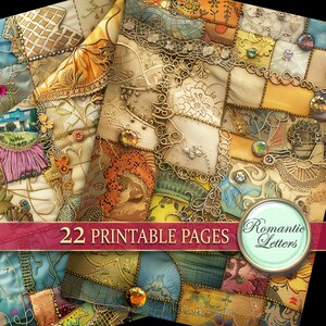 Craft Paper for Kids Digital Printable Scrapbook Paper Pack Junk ...