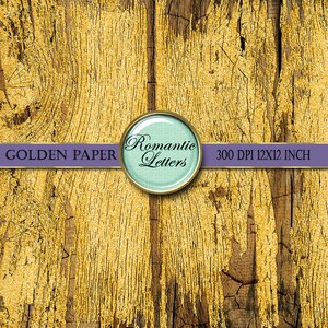Digital Paper Gold Digital Scrapbook Paper Pack Digital Texture Gold ...