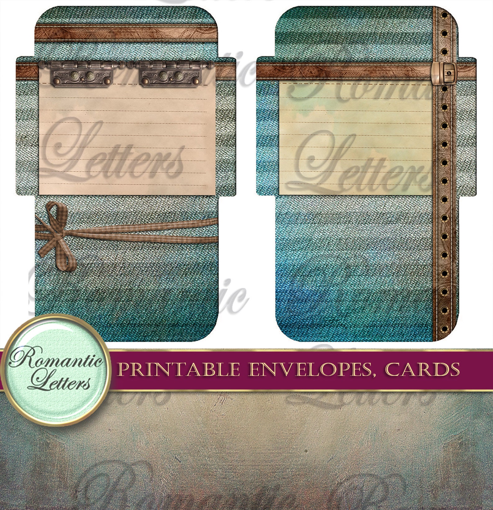 Printable Victorian journal kit digital collage sheet | Etsy