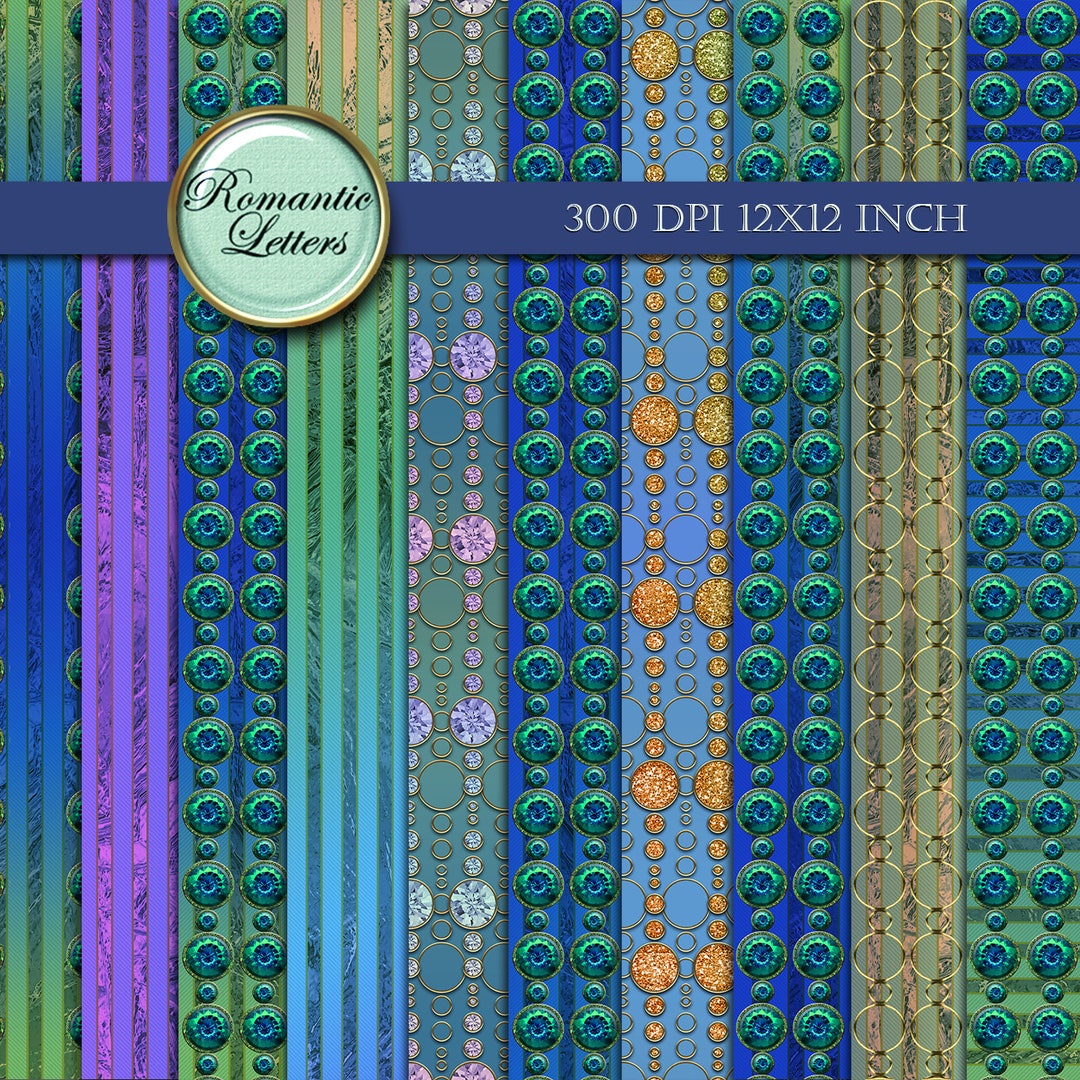 Neon Disco Party Digital Scrapbook Paper Background Digital Scrapbook ...