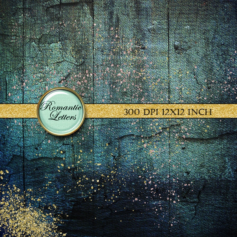 Gold Pixie Dust Digital Gold Glitter Paper Digital Scrapbook Paper ...