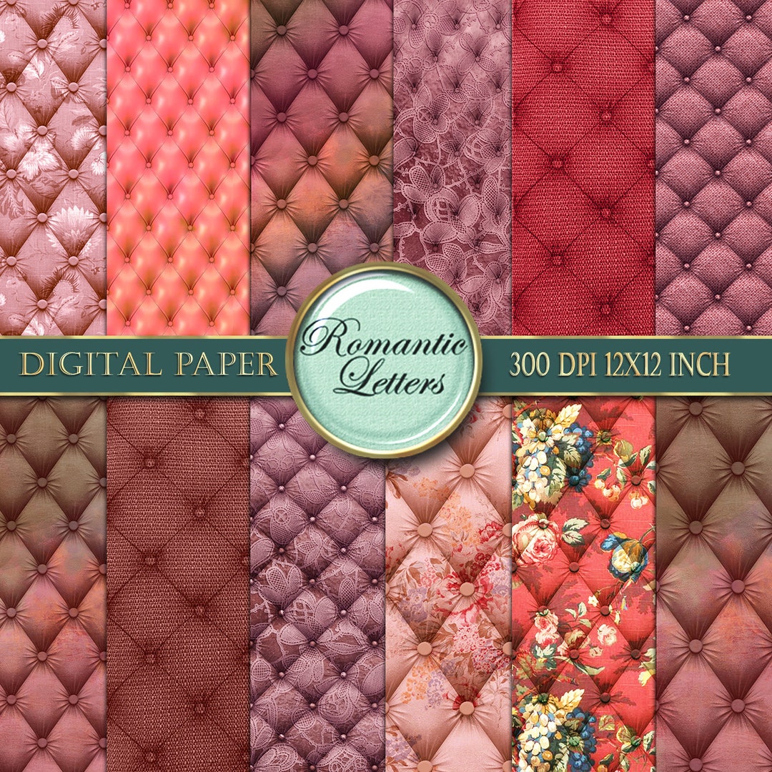 Tufted Digital Photography Backdrop Printable Scrapbook Background ...
