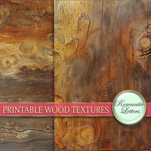 Digital Paper Wood Texture Background Digital Scrapbook Paper Digital ...