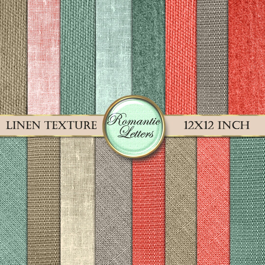 Linen Digital Paper Pack Linen Scrapbook Background Digital Paper Linen ...