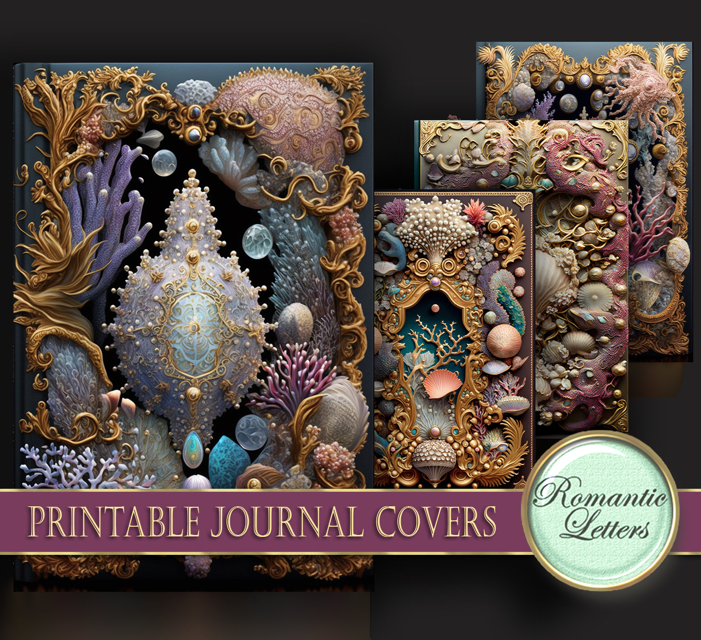 Printable Junk Journal Covers Digital Scrapbooking Paper Printable ...