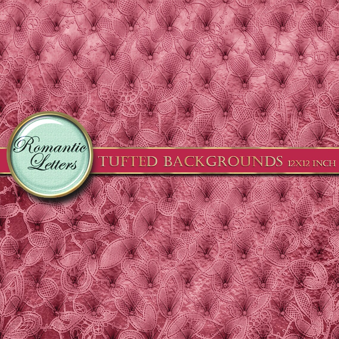 Vintage Digital Paper Pack Scrapbook Background Paper Tufted - Etsy