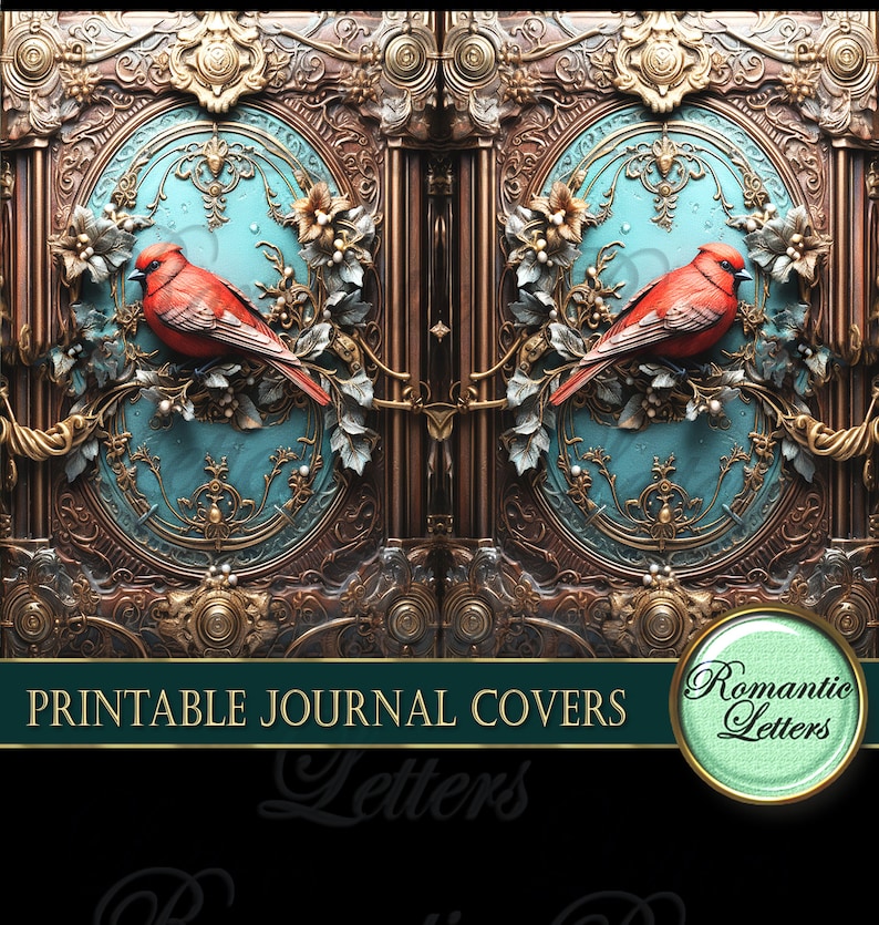 Printable Junk Journal Covers Digital Scrapbooking Paper Printable Old ...