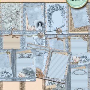 Printable Journal Kit Digital Printable Collage Sheet Printable Journal ...