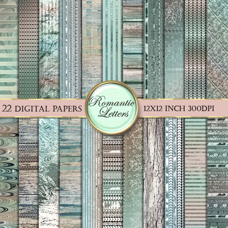 Digital Printable Scrapbook Paper Pack Printable Craft Paper | Etsy
