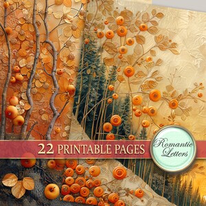 Digital Printable Scrapbook Paper Pack Summer Garden Patchwork Fabric ...