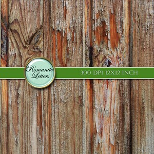 Digital Paper Wood Scrapbook Paper Pack Digital Backdrops Digital ...