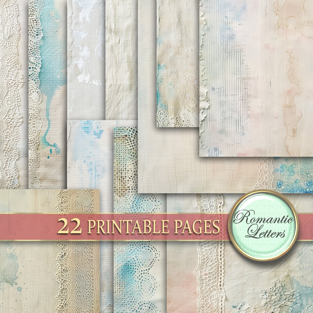 White Linen Texture Digital Paper Pack Scrapbook Paper Background ...