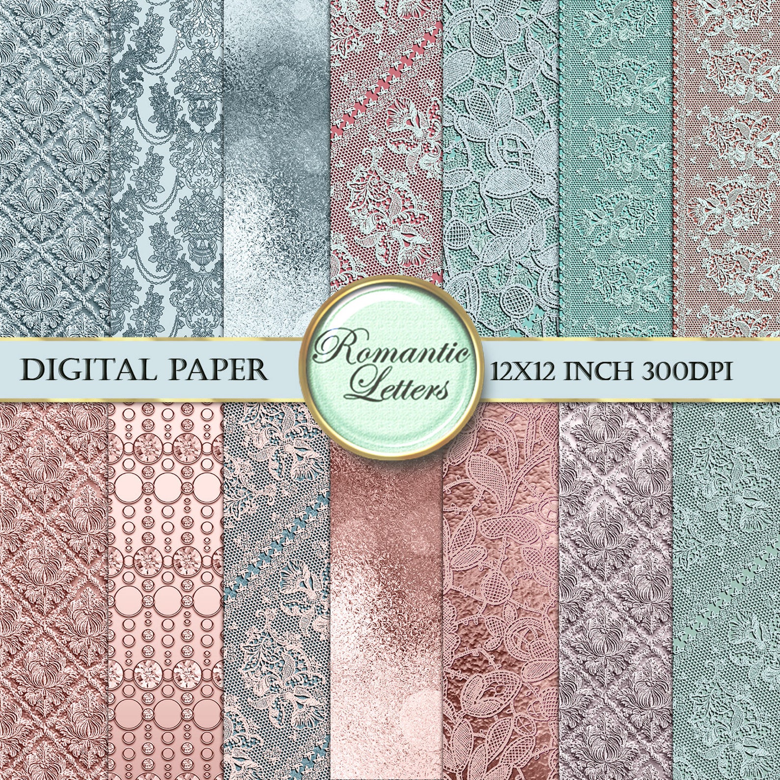 Digital Wedding Scrapbook Album Paper Background Printable Paper ...