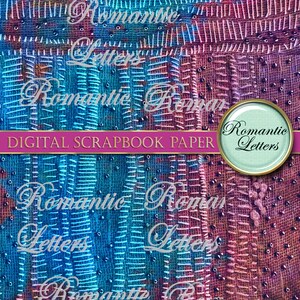 Digital Printable Scrapbook Paper Pack Background Download Fabric ...