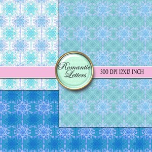 Christmas Digital Scrapbook Paper Pack Printable Christmas Paper Snow ...