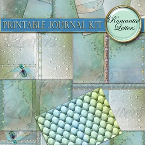 Printable Journal Pages A4 Printable Scrapbook Kit Paper 8.5x11 ...