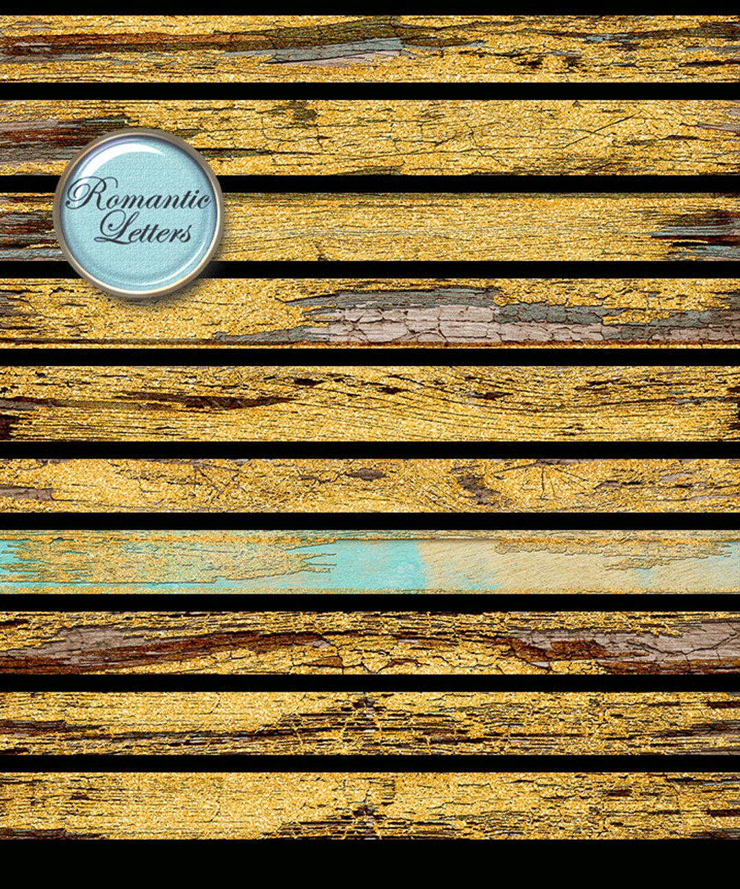 Autumn Digital Borders Clip Art Gold Wood Digital Scrapbook ...