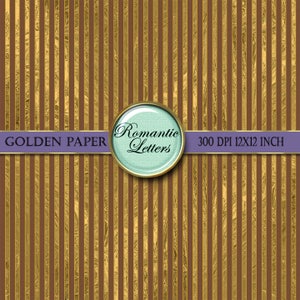 Digital Paper Gold Digital Scrapbook Paper Pack Digital Texture Gold ...