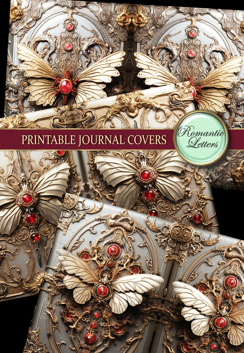 Printable Journal Covers Digital Scrapbooking Printable Junk Journal ...