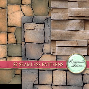 Brick Wall Texture Digital Paper Pack Minimalist Scrapbook Background ...