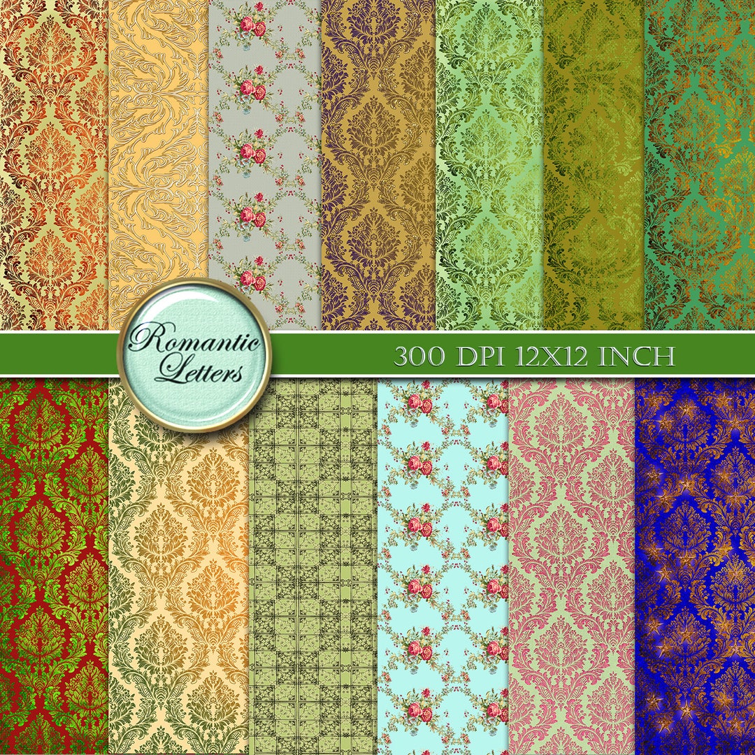 Digital Scrapbook Paper Pack Digital Wallpaper Background Digital ...