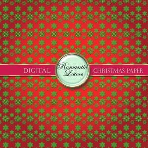 Christmas Digital Paper Pack Sale Christmas Digital Scrapbook Paper ...