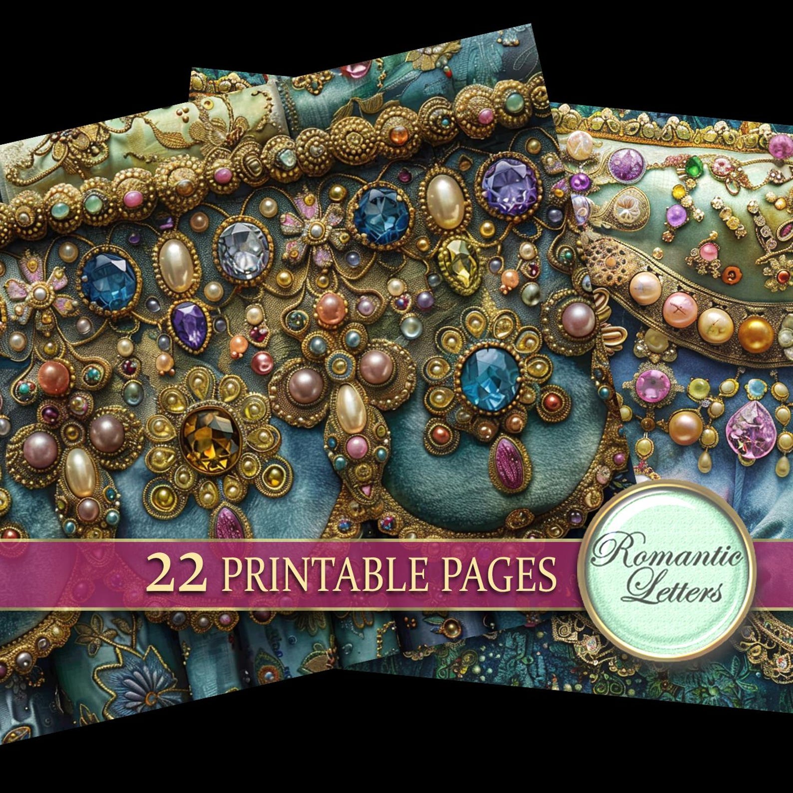 Digital Printable Scrapbook Paper Pack Printable Craft Paper Diamond ...