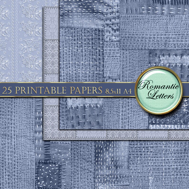 Digital Printable Scrapbook Paper Pack Printable Craft Paper - Etsy